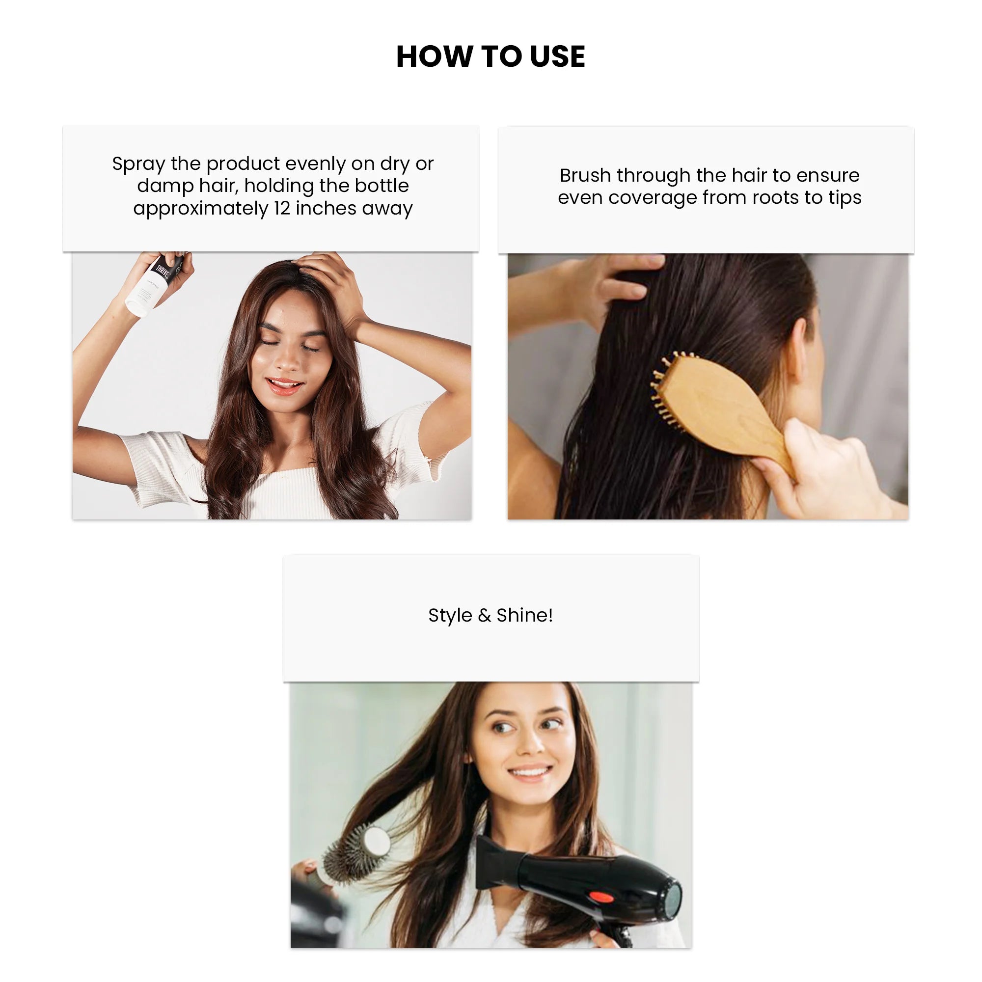 ThriveCo Heat Protector Hair Spray | Heat Protection Up To 480°F